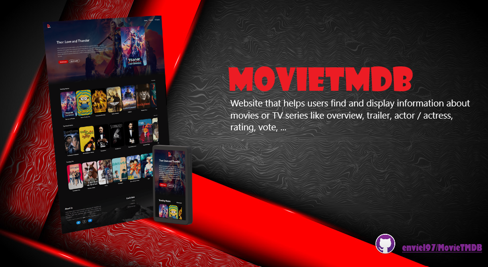 GitHub - enviel97/MovieTMDB: Website that helps users find and display ...