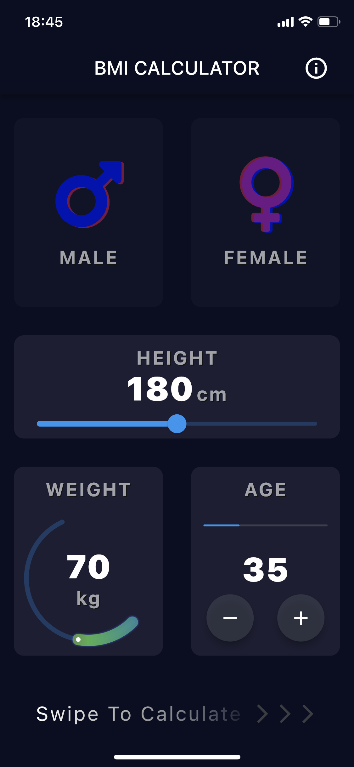 GitHub - RonBarzilay/BMI-App: BMI is an app for calculating your Body ...