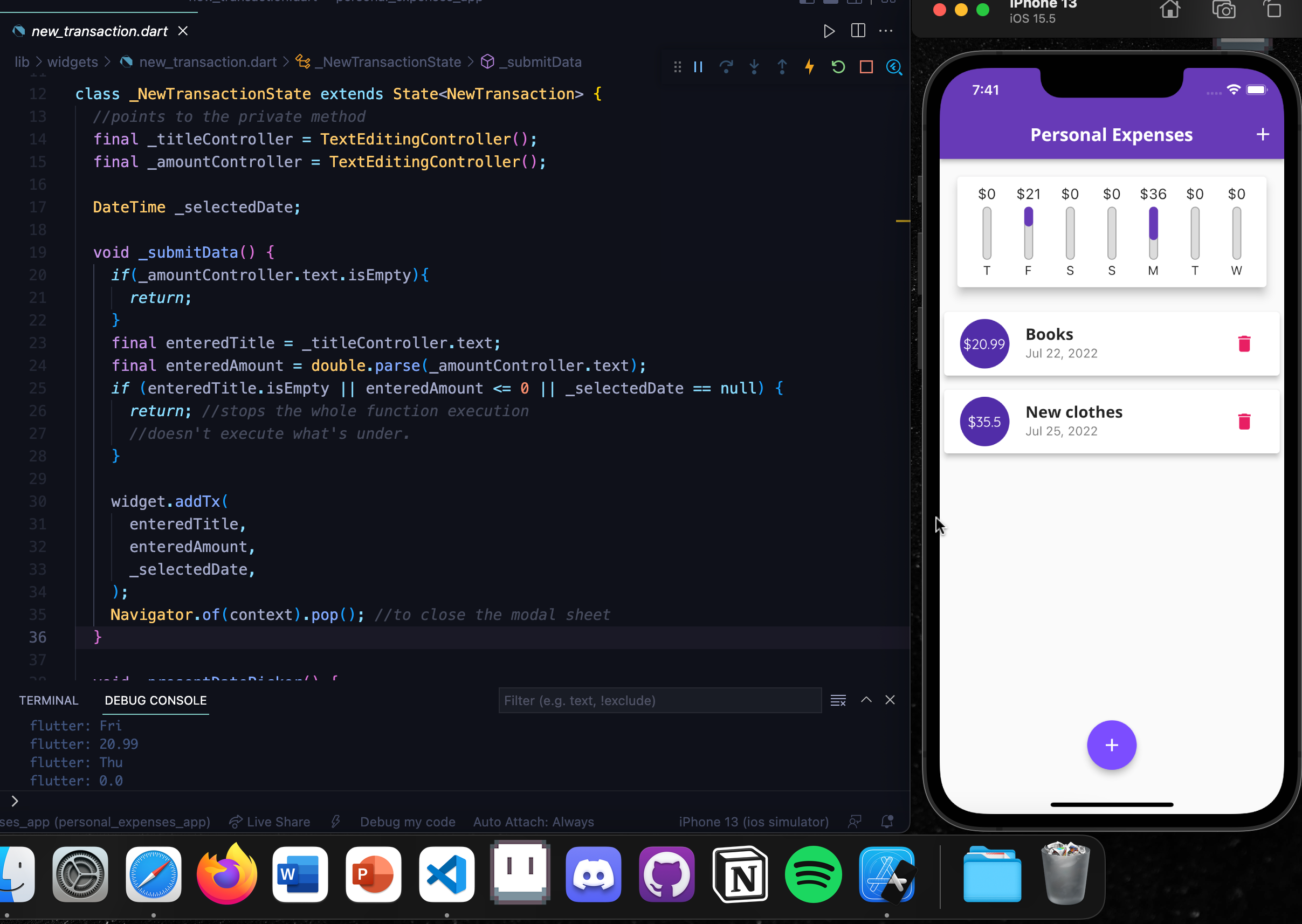 GitHub - AzizhX/Personal-Expenses-App: A Personal Expenses App made with Flutter.
