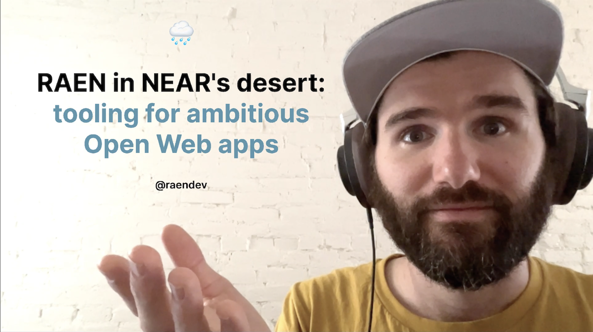 GitHub - raendev/vision-talk: Slides for a talk about the current state of RAEN and a vision of ...