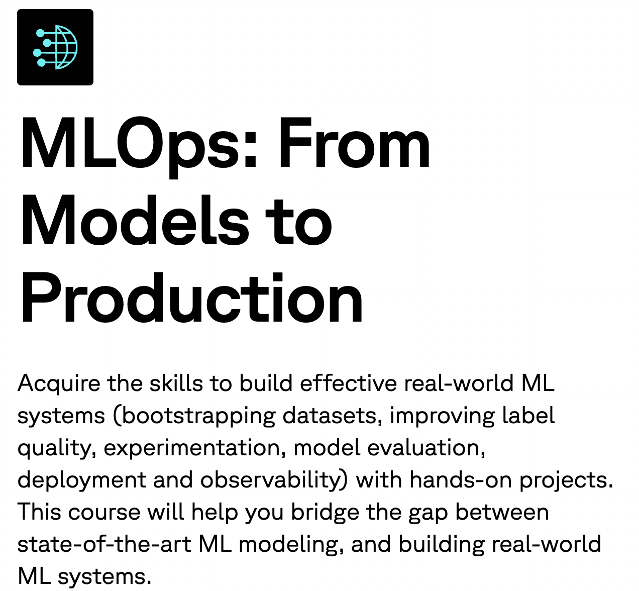 GitHub - nihit/corise-mlops: co:rise mlops course