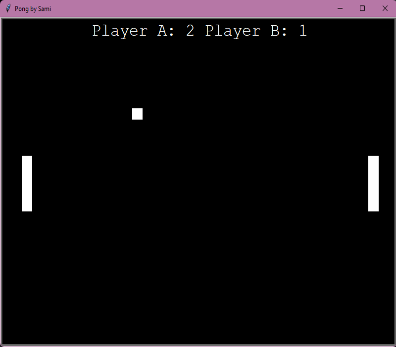 Github Samihaddad99pong 