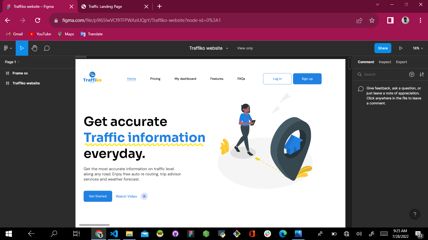 GitHub - ephysians/Traffic-Landing-page-project: A web landing page project