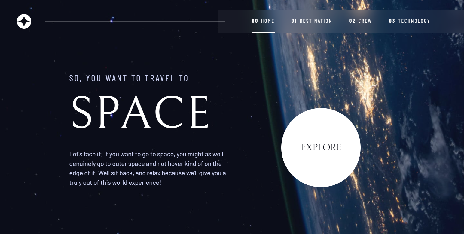 GitHub - denneb/space-tourism: Solution to a challenge from ...