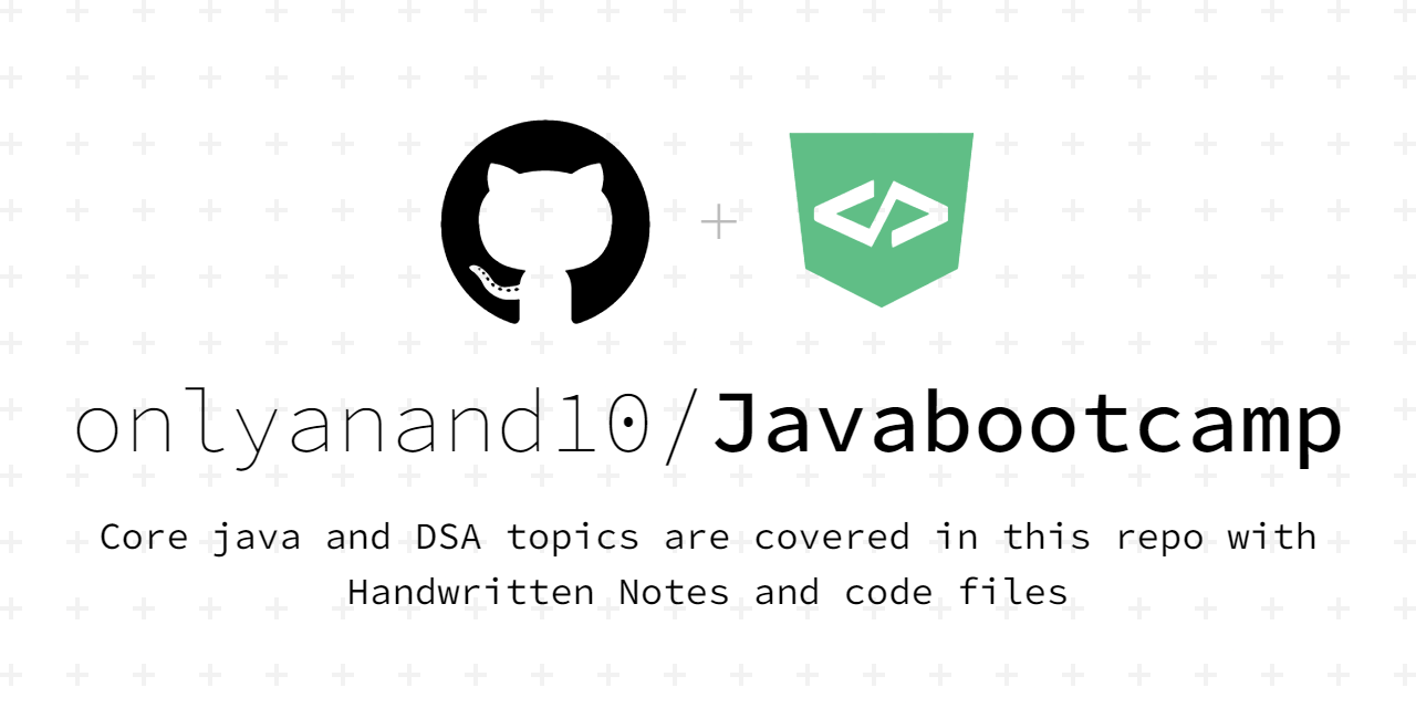 GitHub - aanand10/Javabootcamp