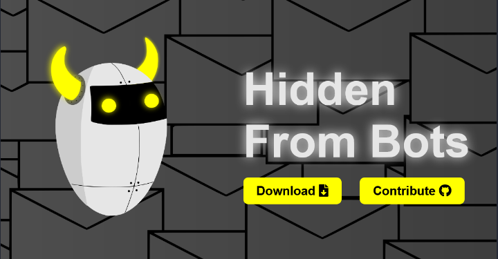 GitHub - erikgiovani/hidden-from-bots-react: Say goodbye to bots ...