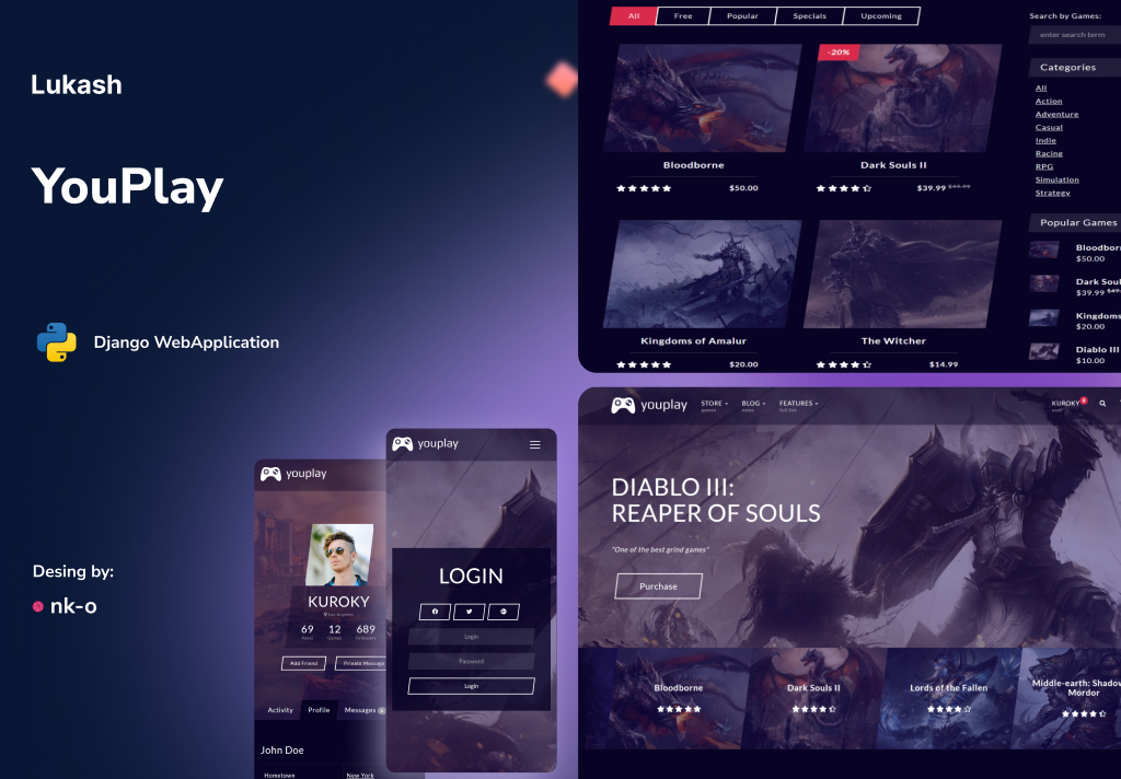 GitHub - AlexanderLukash/YouPlay: Online store of computer games ...