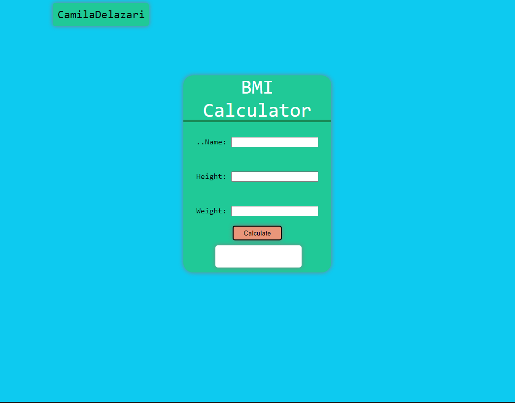 GitHub - CamilaDelazari/BMICalculator: This is a BMI calculator