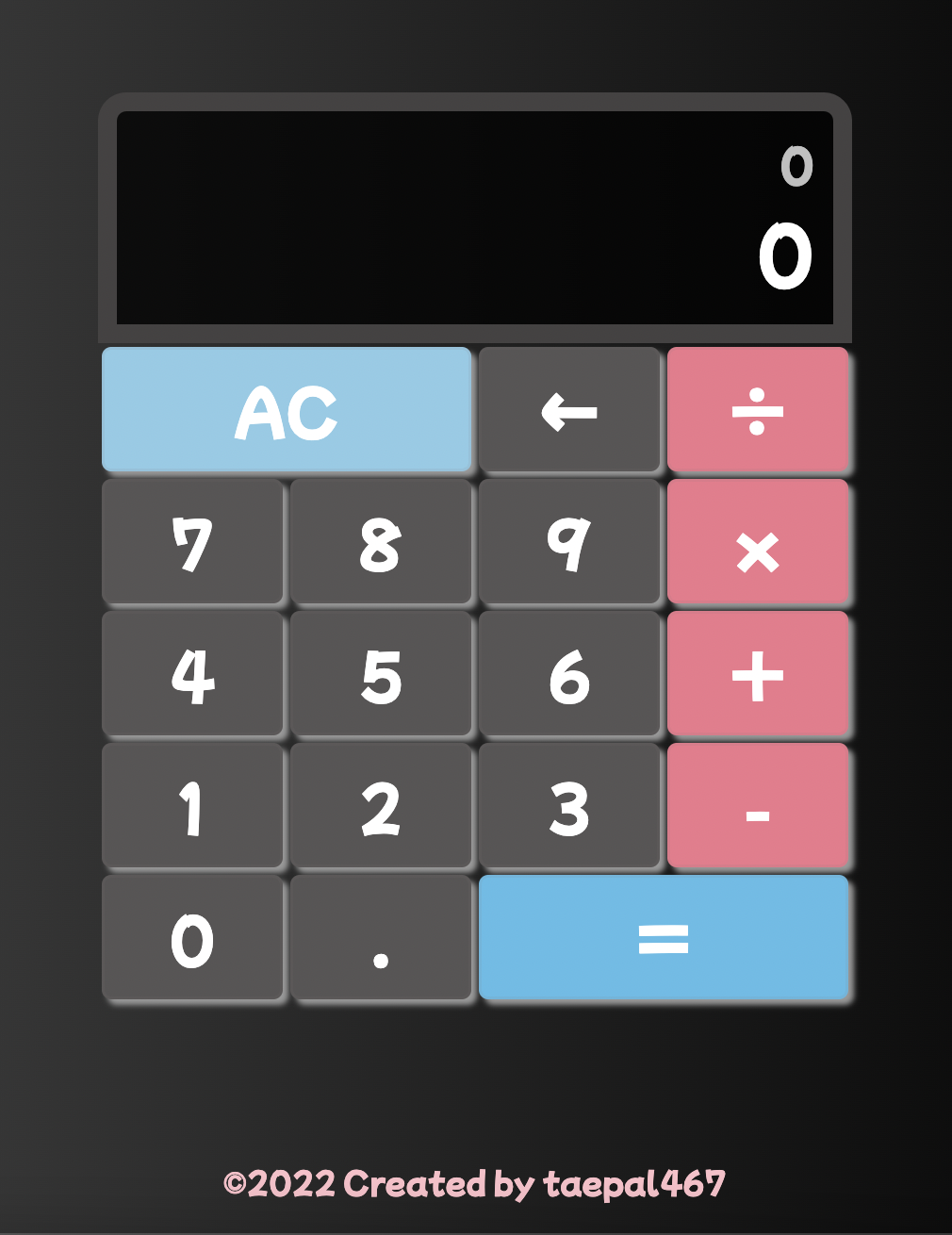 GitHub - taepal467/calculator