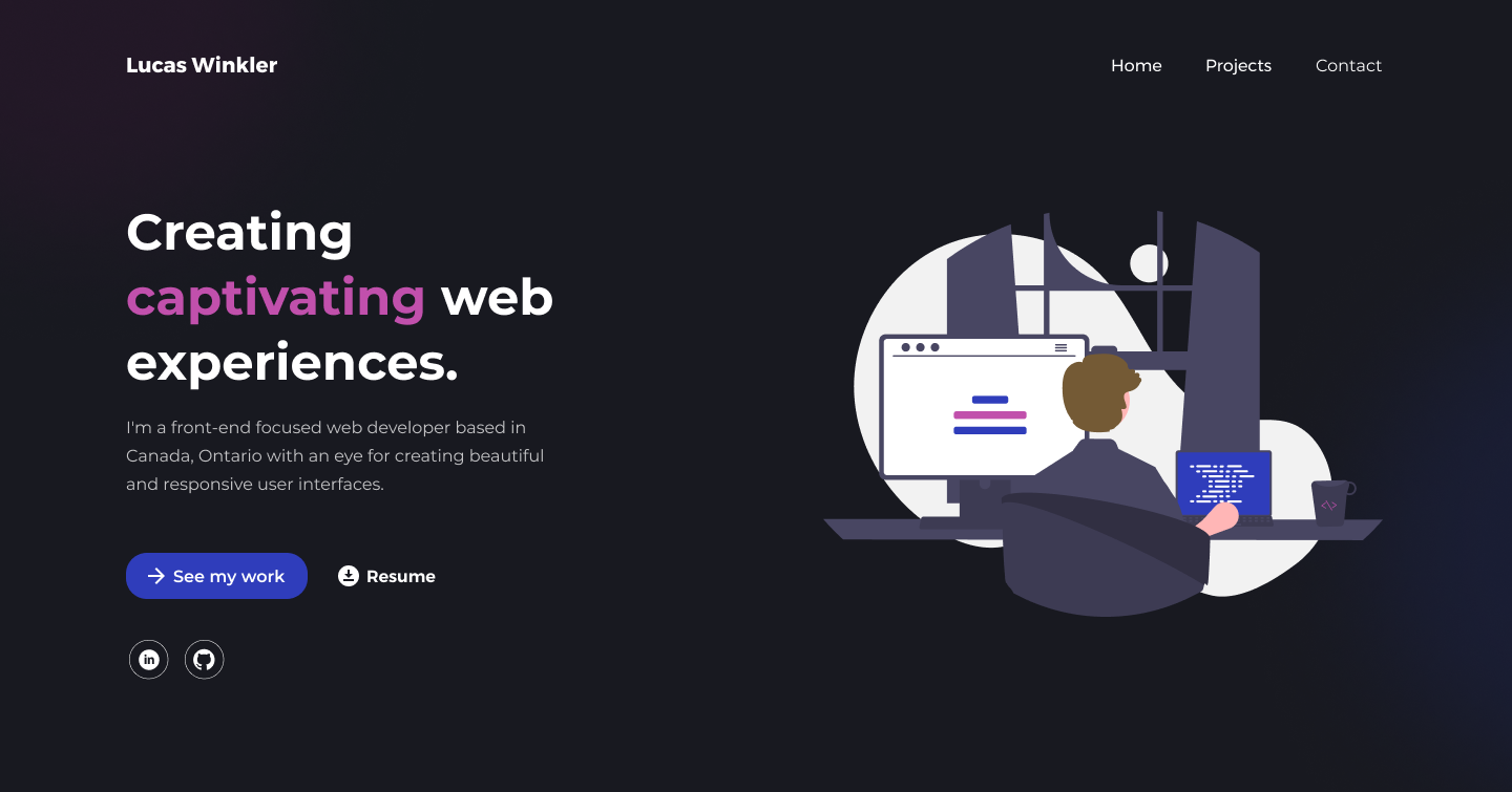 GitHub - LucasWinkler/personal-site-v3: Iteration 3 of my personal ...