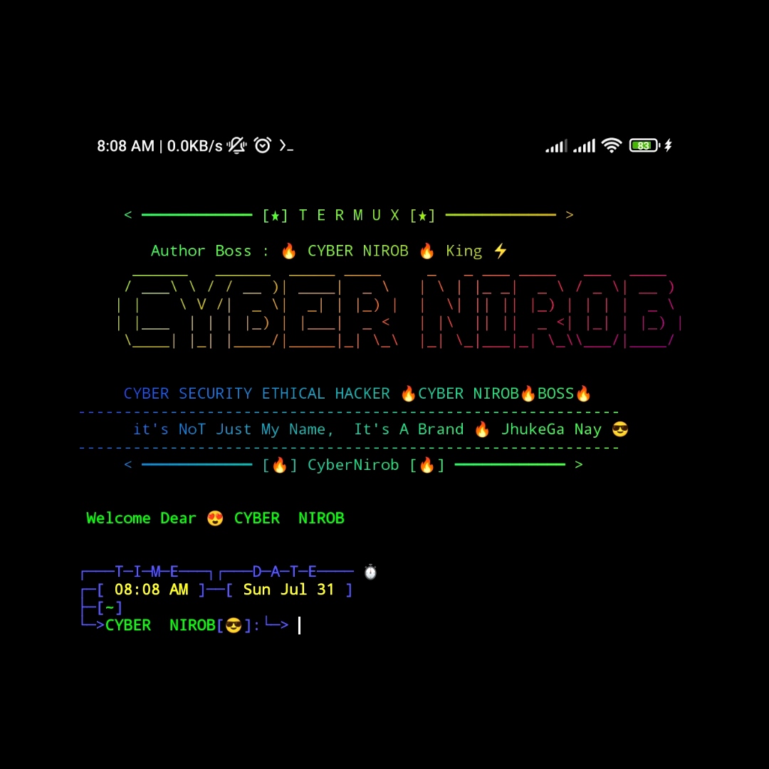 GitHub - Cyber-Nirob-Official/Termux-Setup-Banners: Amazing Termux ...