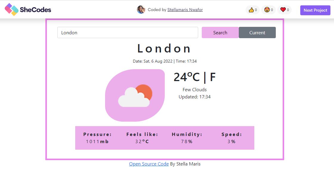 GitHub - chimaris/vanilla-weather-app