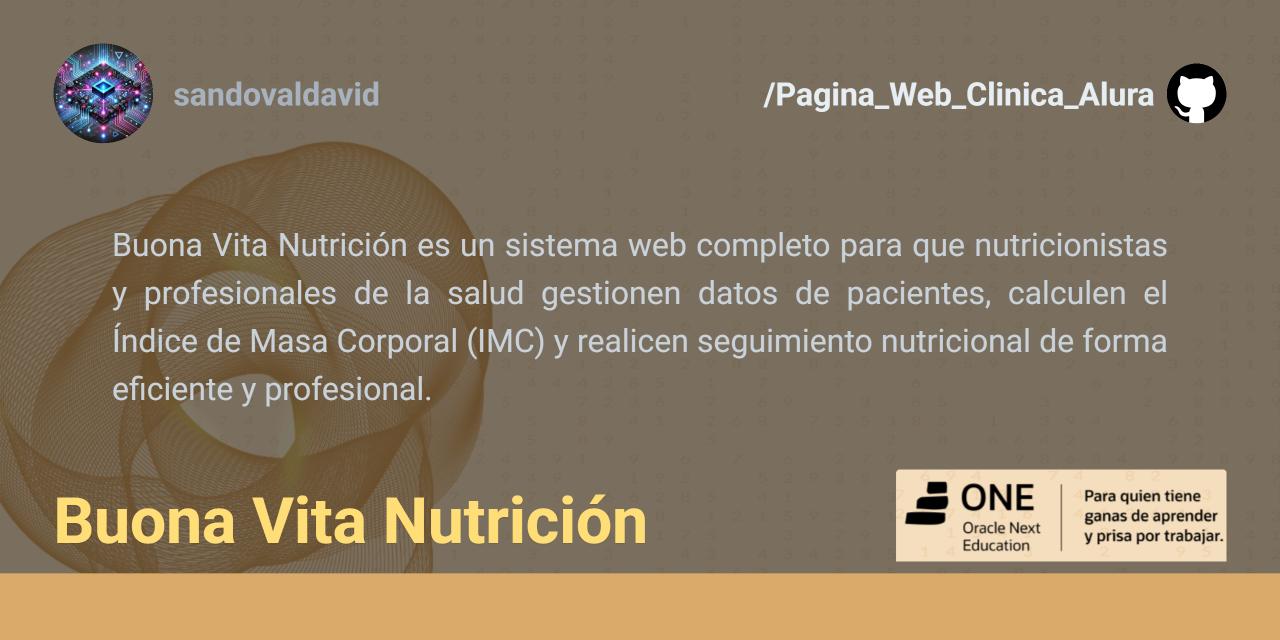 GitHub - dev-sandoval/BuonaVita