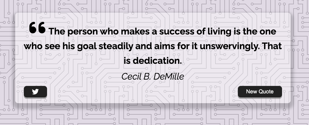 GitHub - aysbt/quoteGenrator: This JS project create a random quotes ...