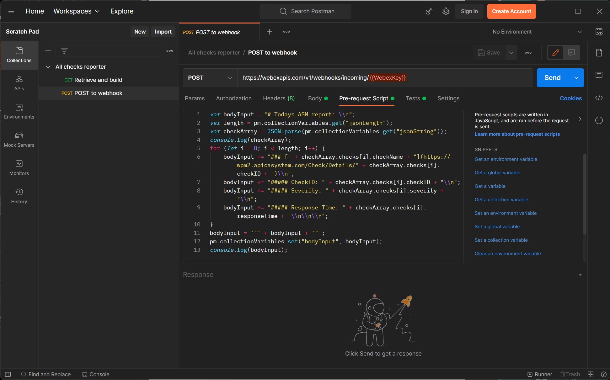 GitHub - Gauteweb/ApicaWebexPostman: A simple Postman script to post ...