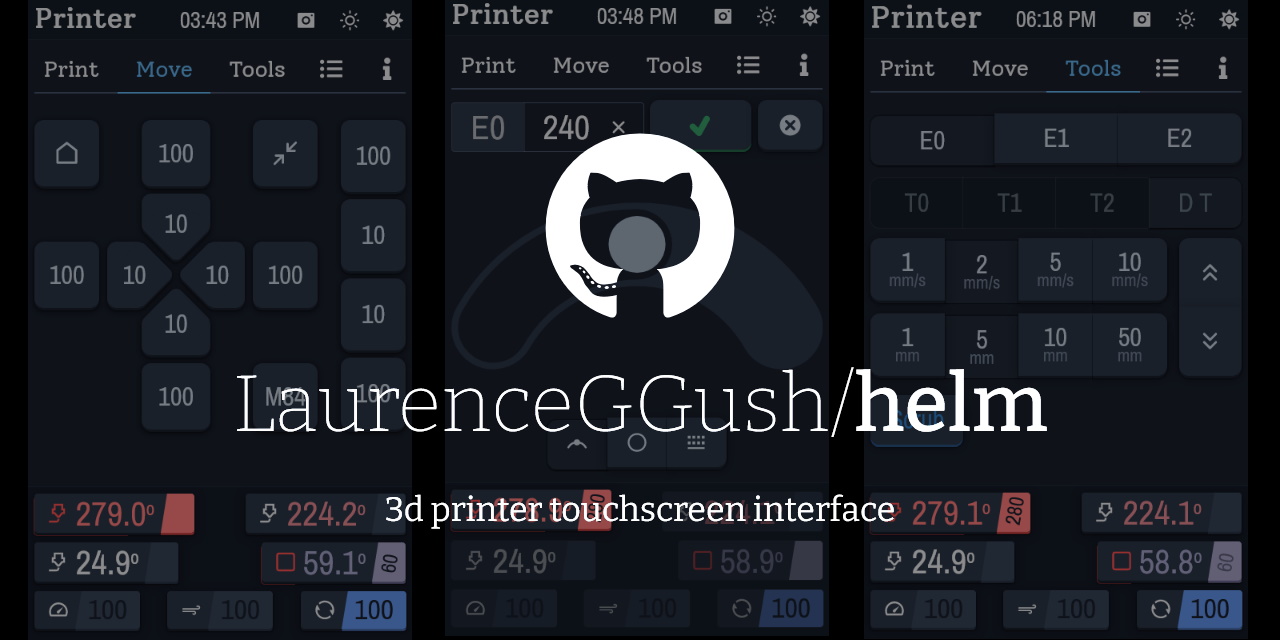 GitHub - LaurenceGGush/helm: 3d printer touchscreen interface