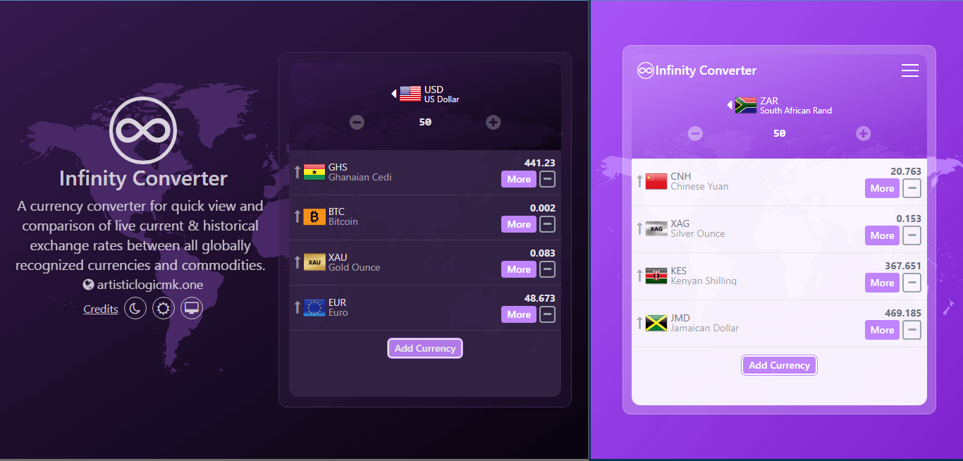 GitHub - artisticLogicMK/Infinity-Currency-Converter-v2: A currency ...