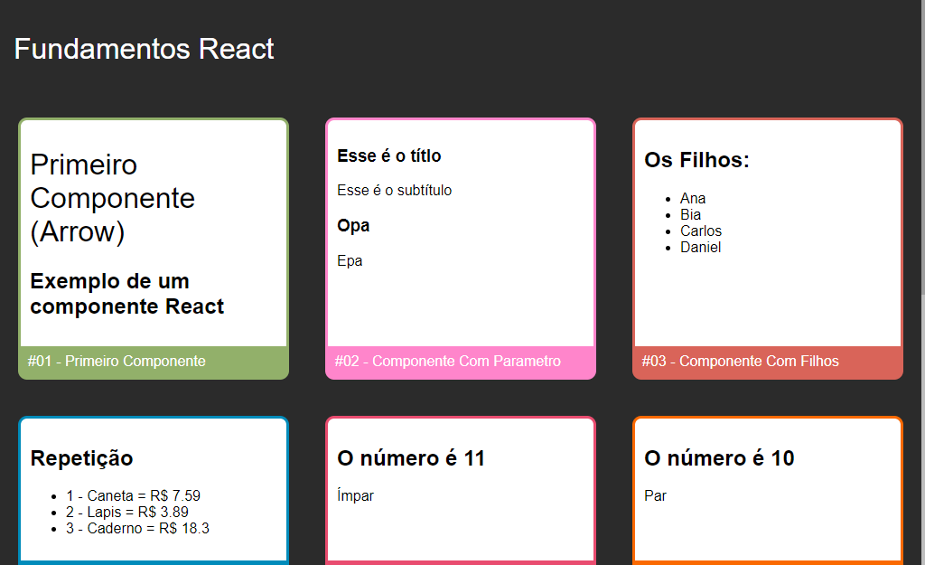 Github Bamarcheti Fundamentos React Projeto Desenvolvido Para O Aprendizado Na Tecnologia React
