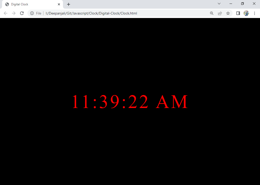 GitHub - TripathiDia/Digital-Clock