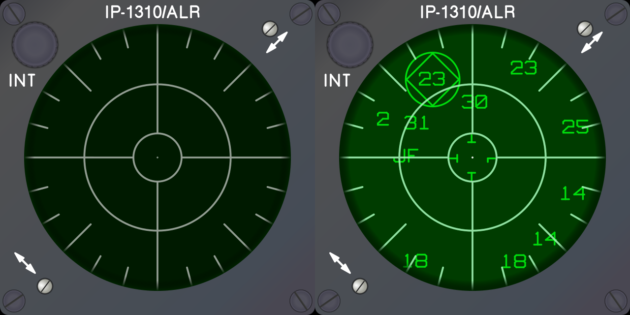 GitHub - Megaf/IP-1310: IP-1310/ALR RWR, Azimuth Indicator Display ...