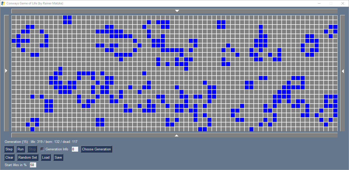 Github Rainermatzkegame Of Life Conways Game Of Life In Python 
