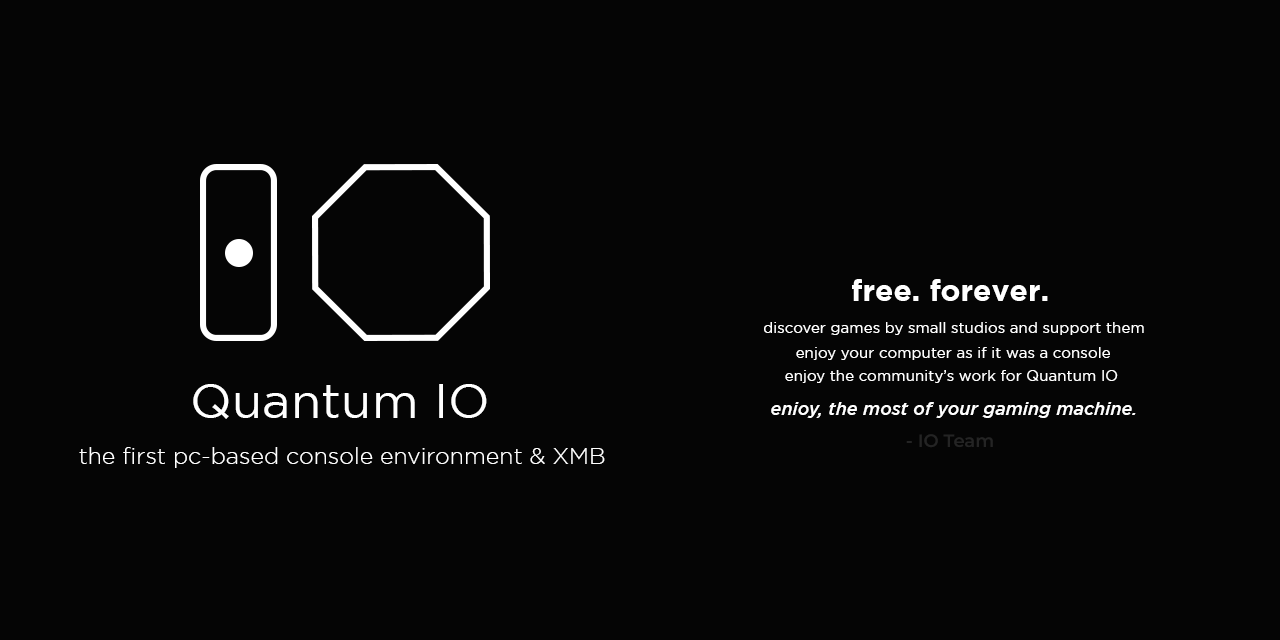 GitHub - quantumio-xc/quantumio: The first pc-based console environment ...