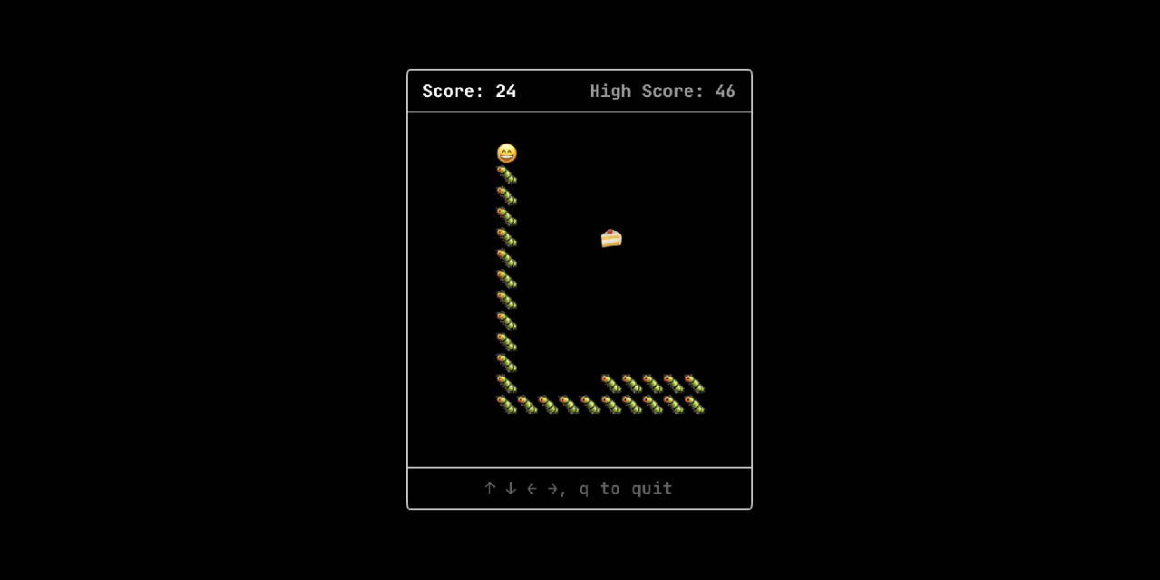 GitHub - simonwhitaker/shellsnake: Play Snake on the command line! 😄🐛🐛🐛