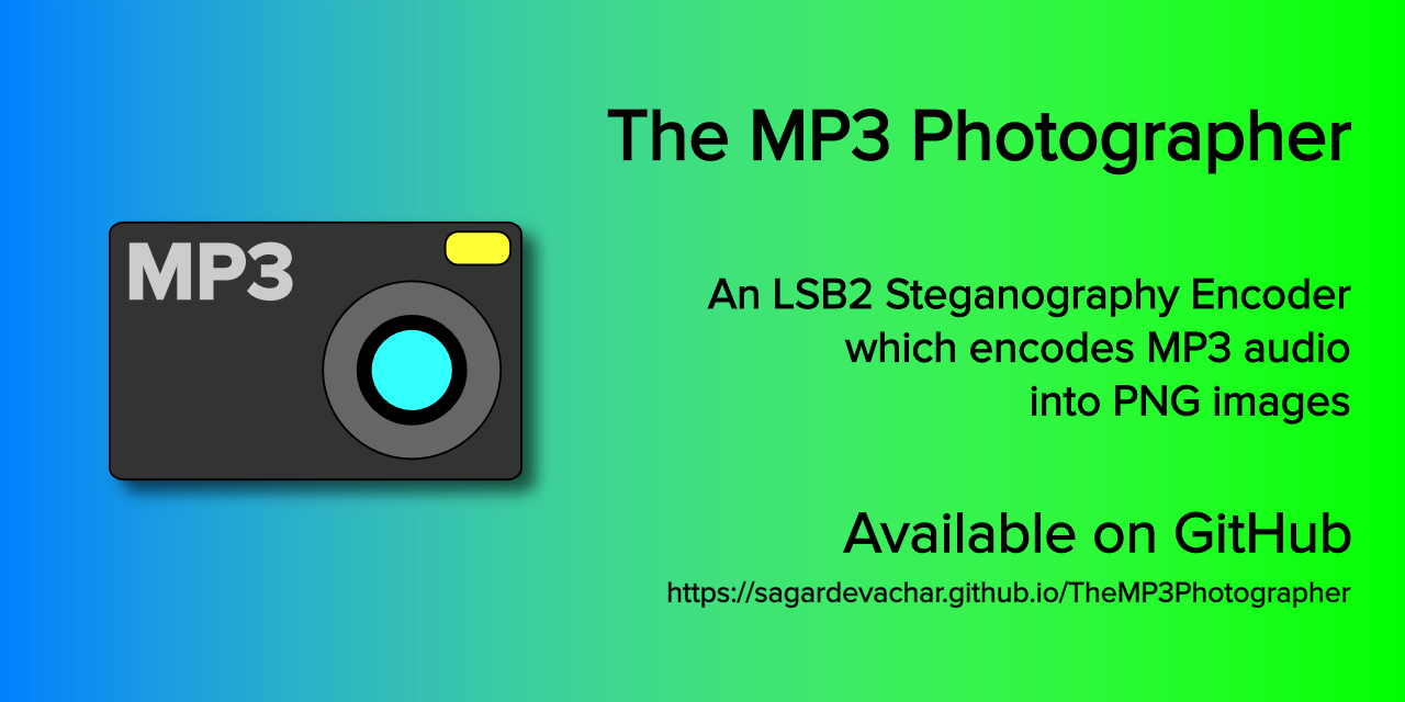 TheMP3Photographer/The MP3 Photographer.py at main · SagarDevAchar/TheMP3Photographer · GitHub