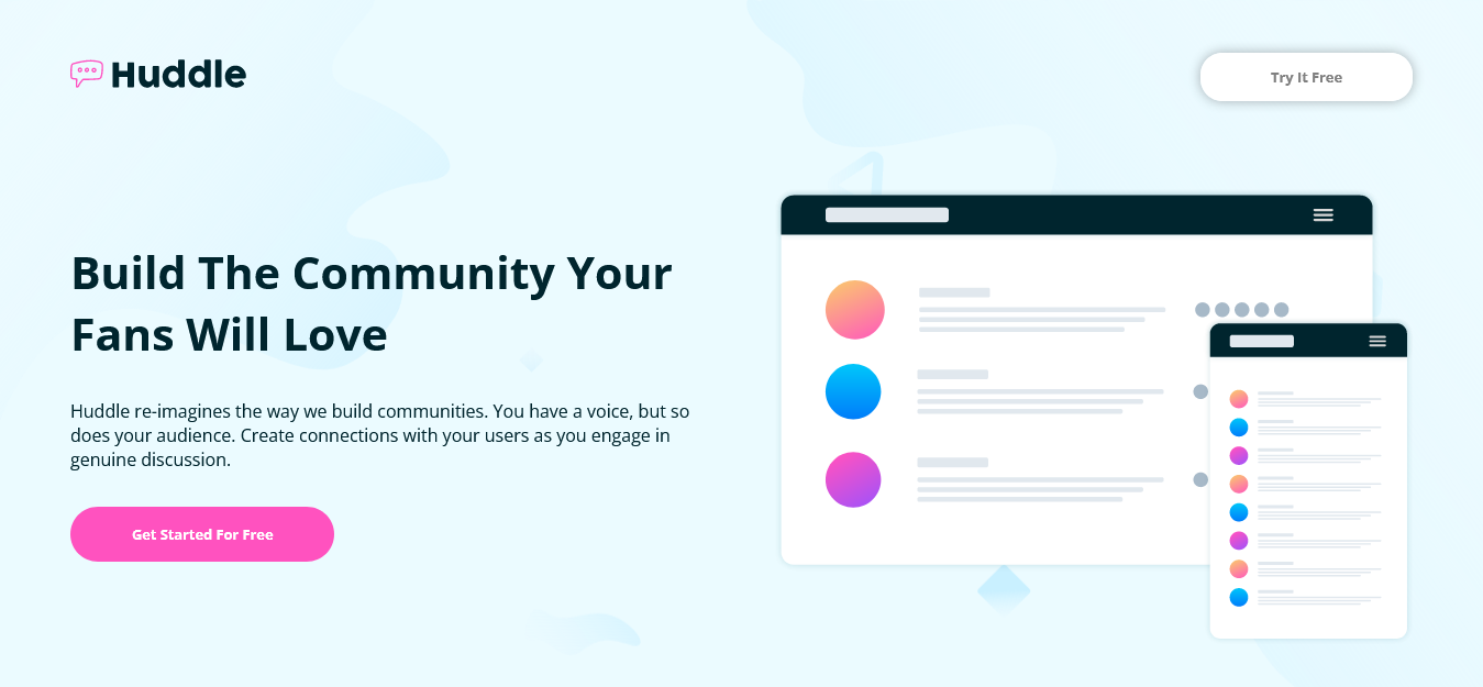 Github Codepapa360 Huddle Landing Page With Alternating Feature Blocks Master Solution