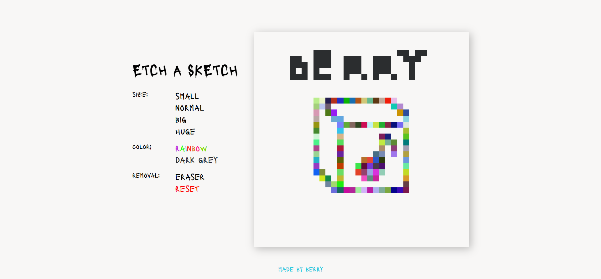 GitHub - klaukata/etch-a-sketch: Draw whatever you want on your Minecraft-like sketchbook!