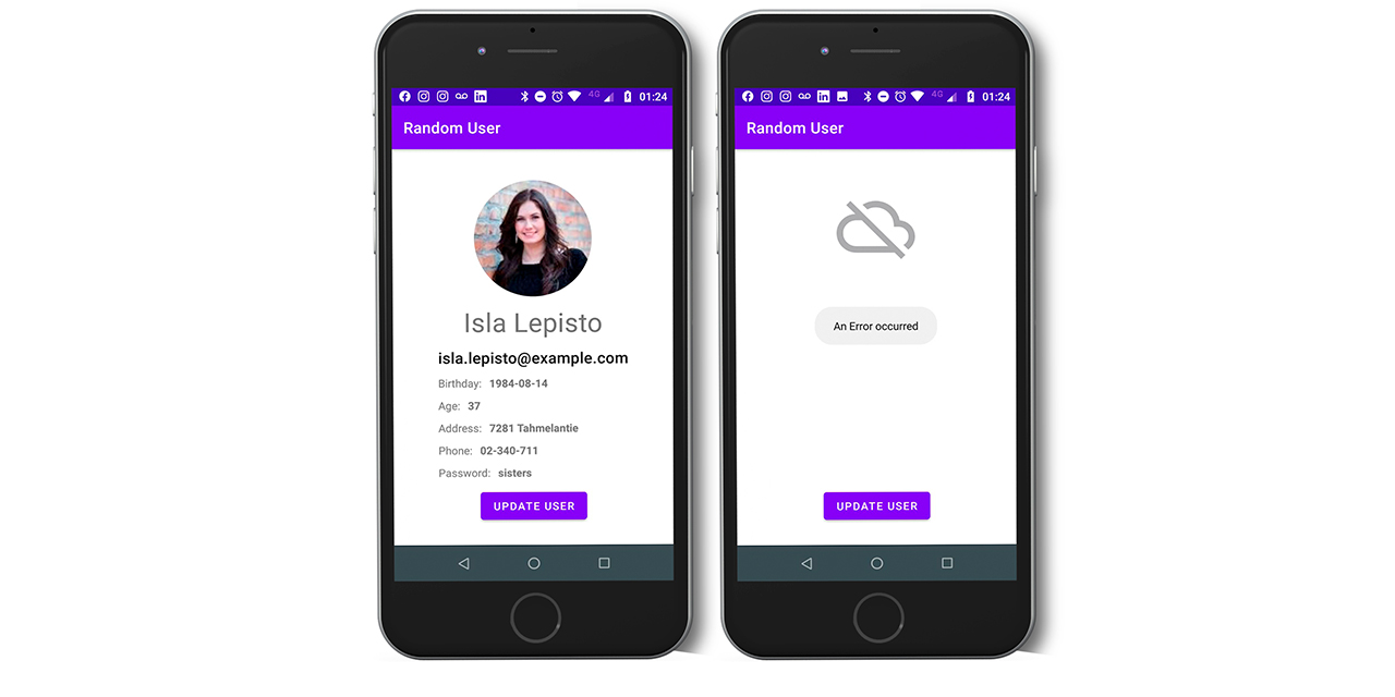 GitHub - patricioconti/RandomUser: An app to fetch a random user from https://randomuser.me/ and ...