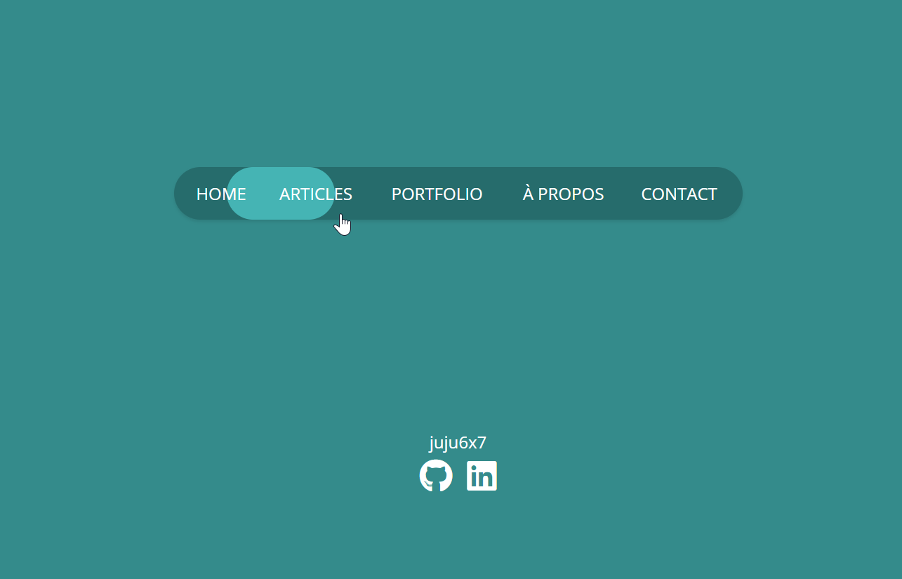 GitHub - jujudev7/navbar-animated: CSS : animation hover menu navbar