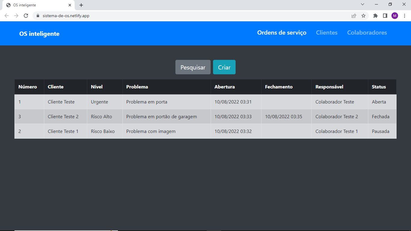 GitHub - MatheusValadares/Sistema-de-OS: Sistema que visa a organização ...