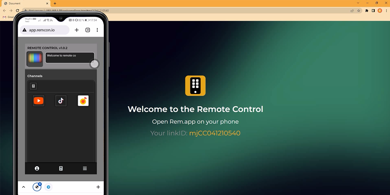 GitHub - itreums/remote.local: RemoteControl - the app for browser ...