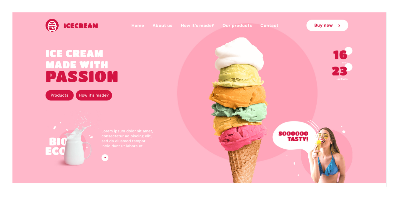 GitHub - AndreiKrai/Ice-cream: Command project. Technologies: JS(vanila)