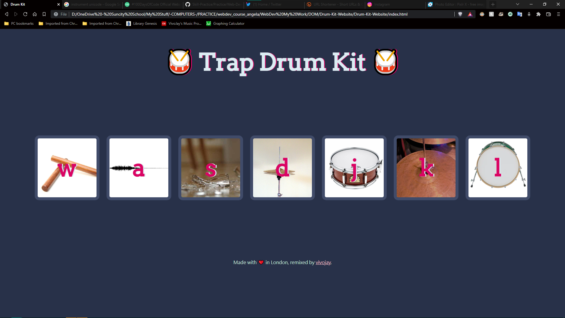 GitHub - BarrieBretton/trap-drum-kit-website