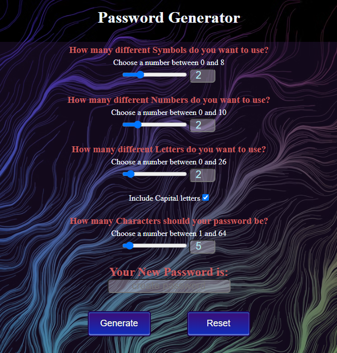 GitHub - JdizyC/password-generator