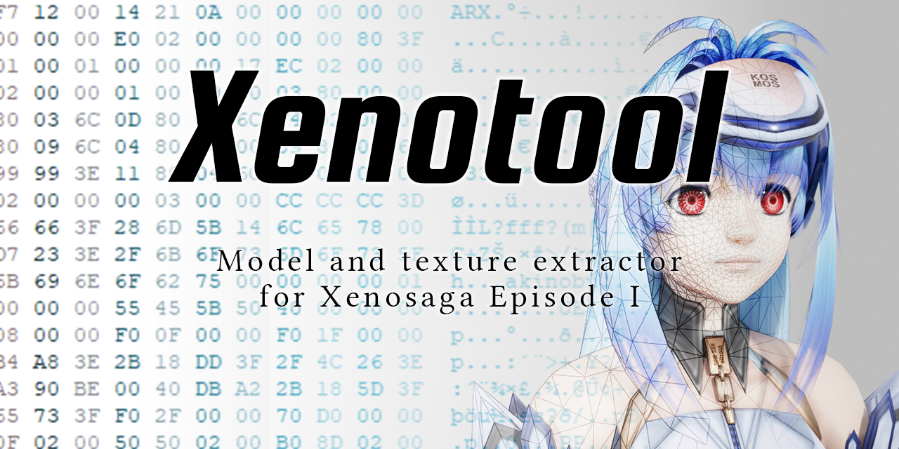 GitHub - Lakuwu/xenotool: Tool for extracting models and textures from Xenosaga Episode I