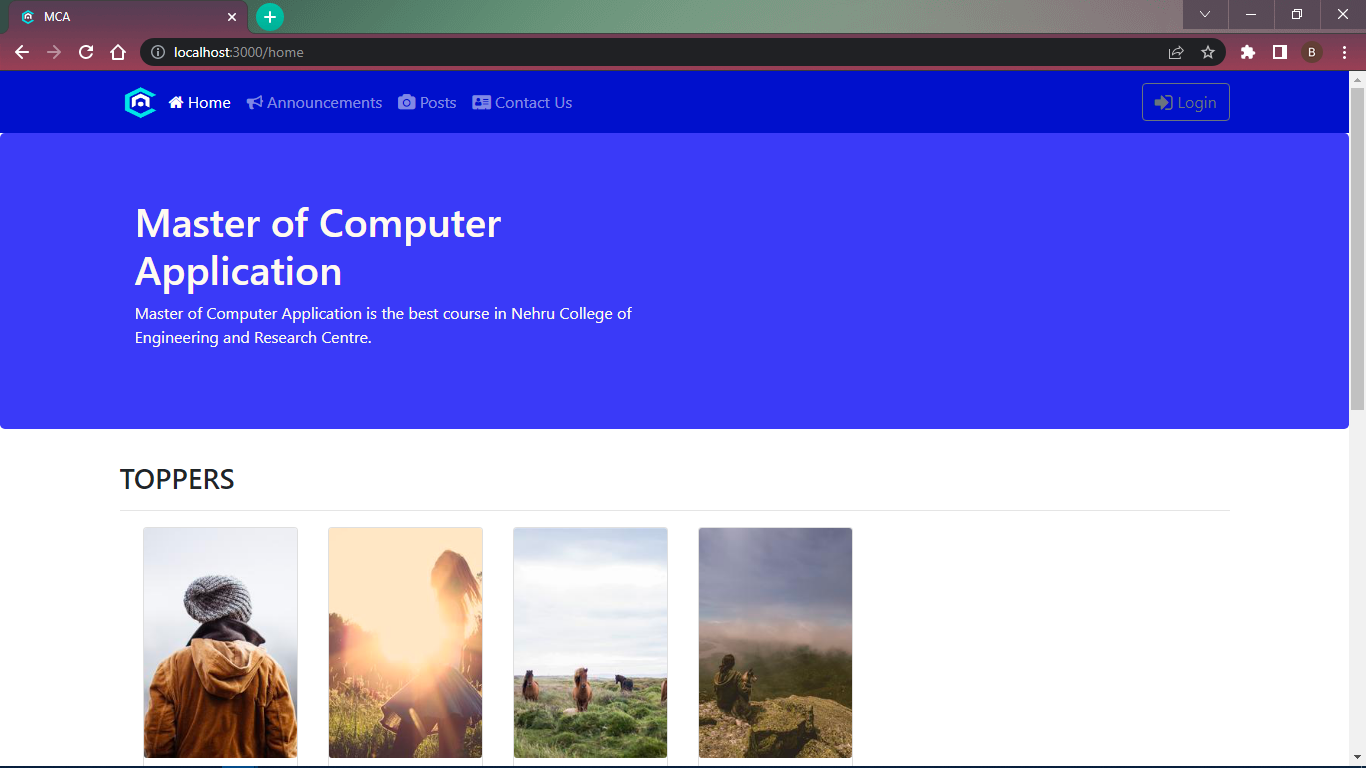 Github Basiljiji Mca Mca Department Website