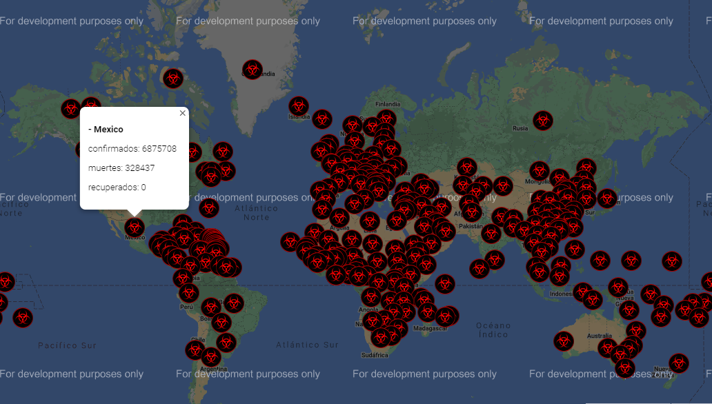Github Fercho240899 Covid 19 Map Map Of Covid 19 With Javascript And
