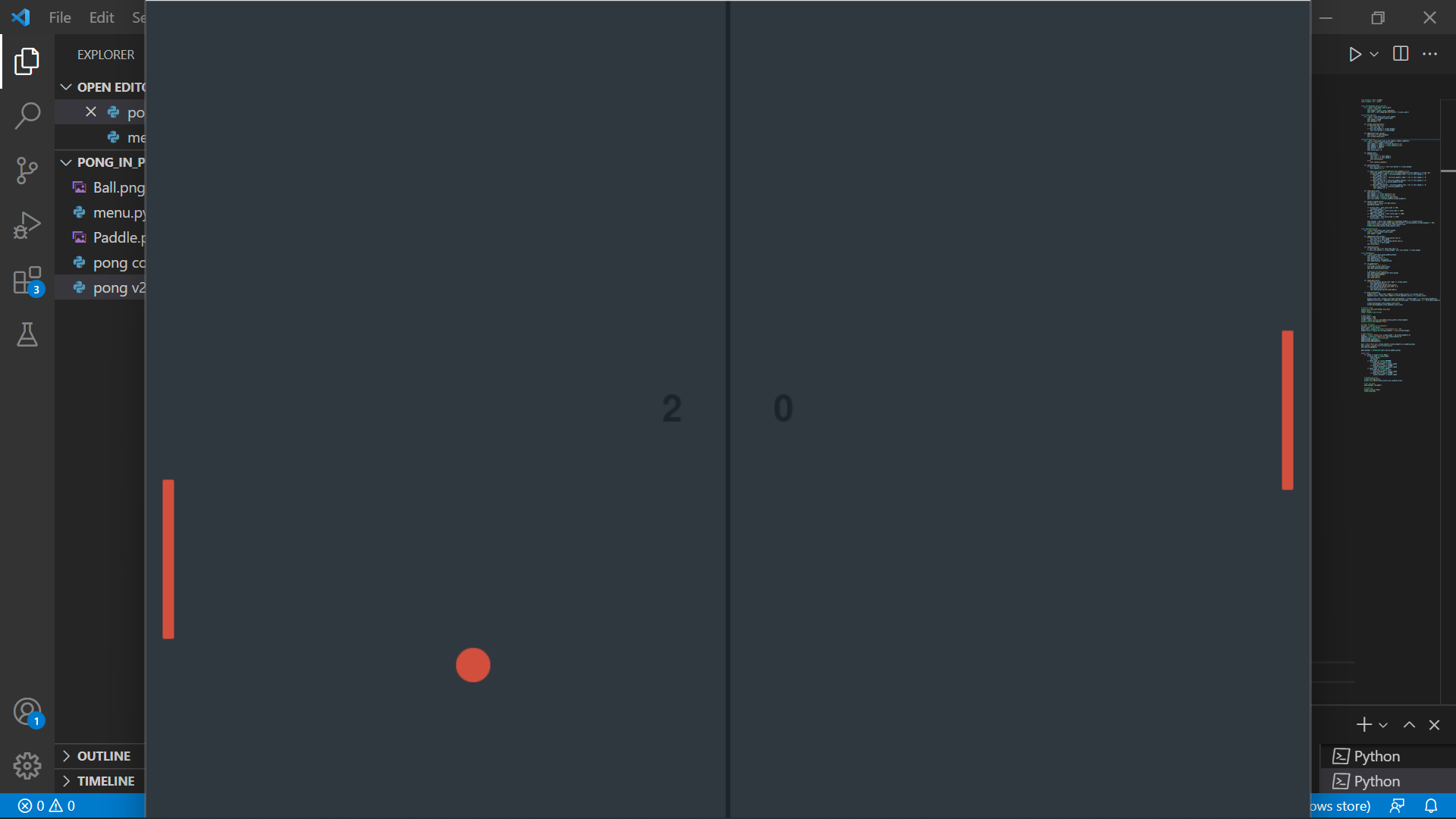 GitHub - RomelMCRM/pong: A playable game of the computer version of pong.