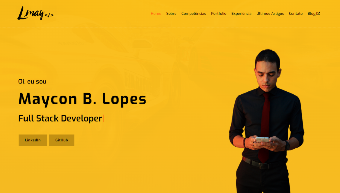 GitHub - mayconblopes/portfolio: Meu Portfolio de projetos