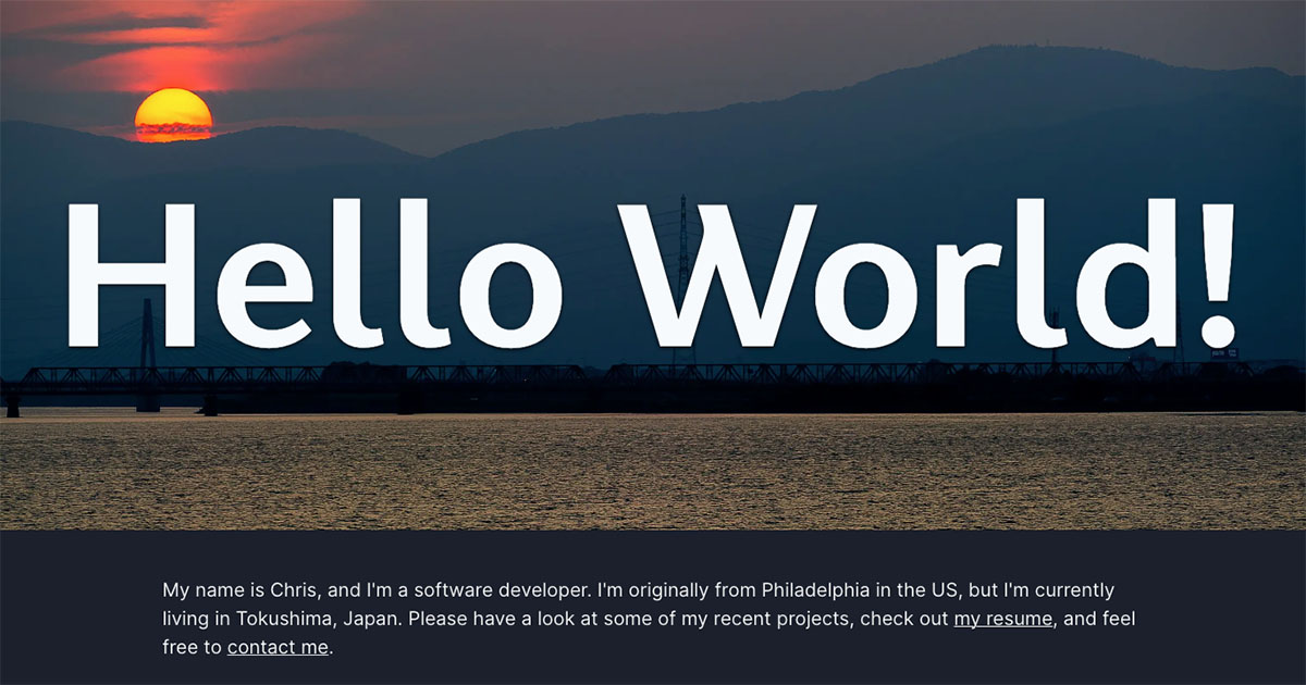 GitHub - cbunn81/cbunn-portfolio: My personal website and portfolio.