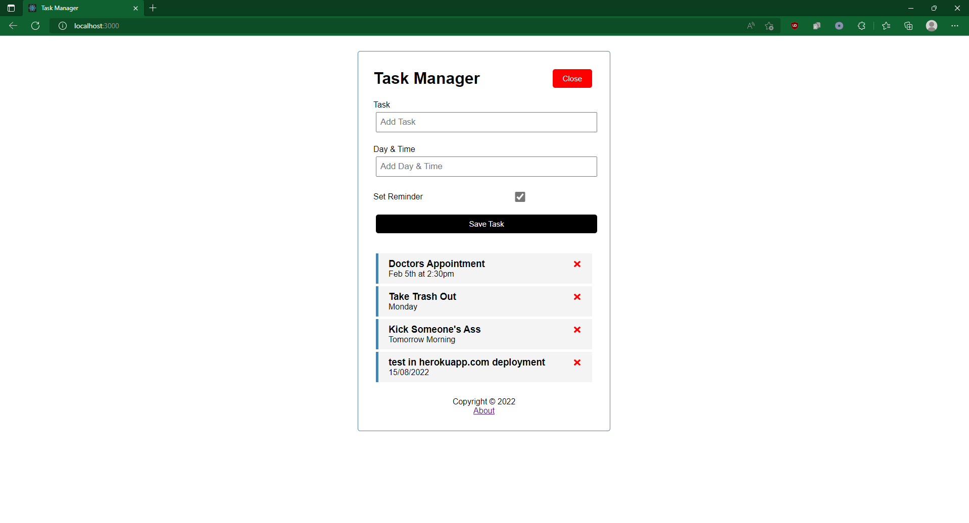 GitHub - EudoraNeves/Task-Manager: React + Json Server