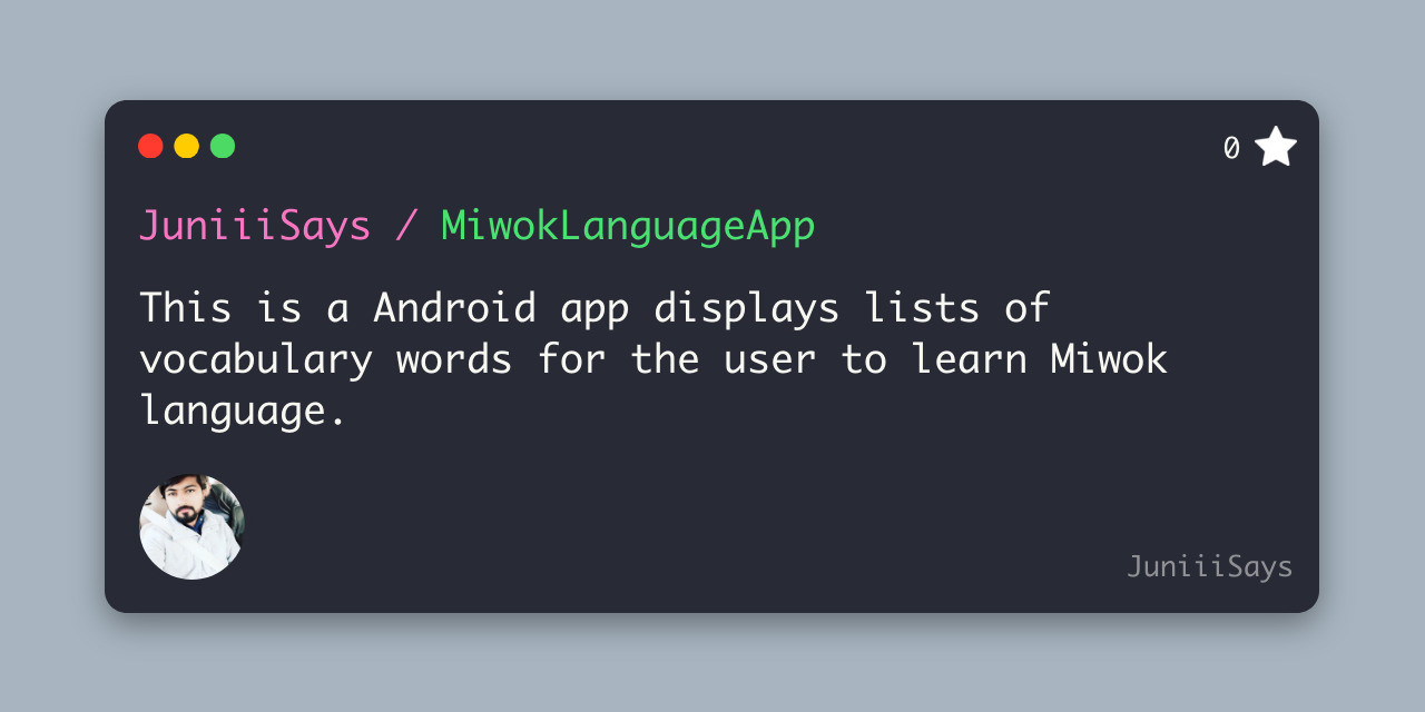 GitHub - JuniiiSays/MiwokLanguageApp: This is a Android app displays lists of vocabulary words ...
