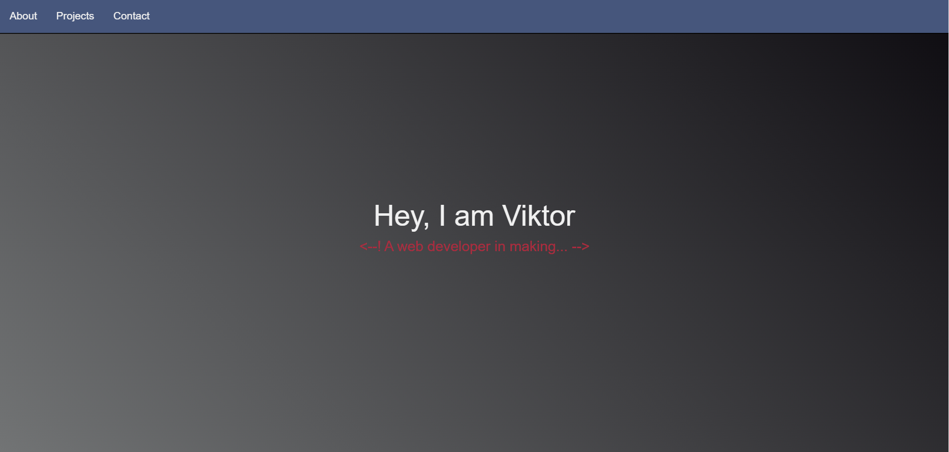 GitHub - viktorilie/OldPortfolio: Personal webpage- Portfolio