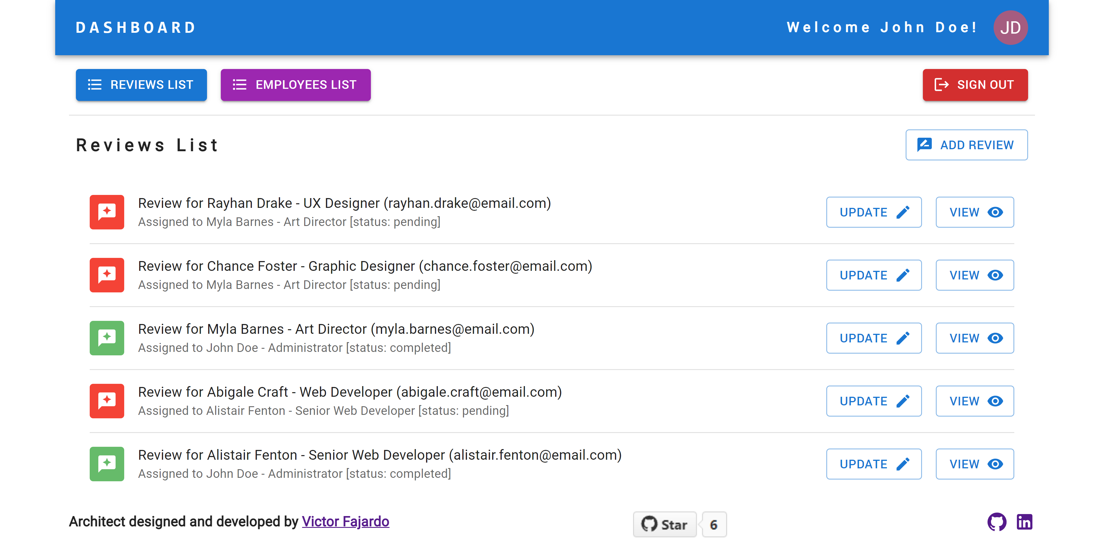 GitHub - VictorFajardo/employee-feedback-app: App that allows employees ...