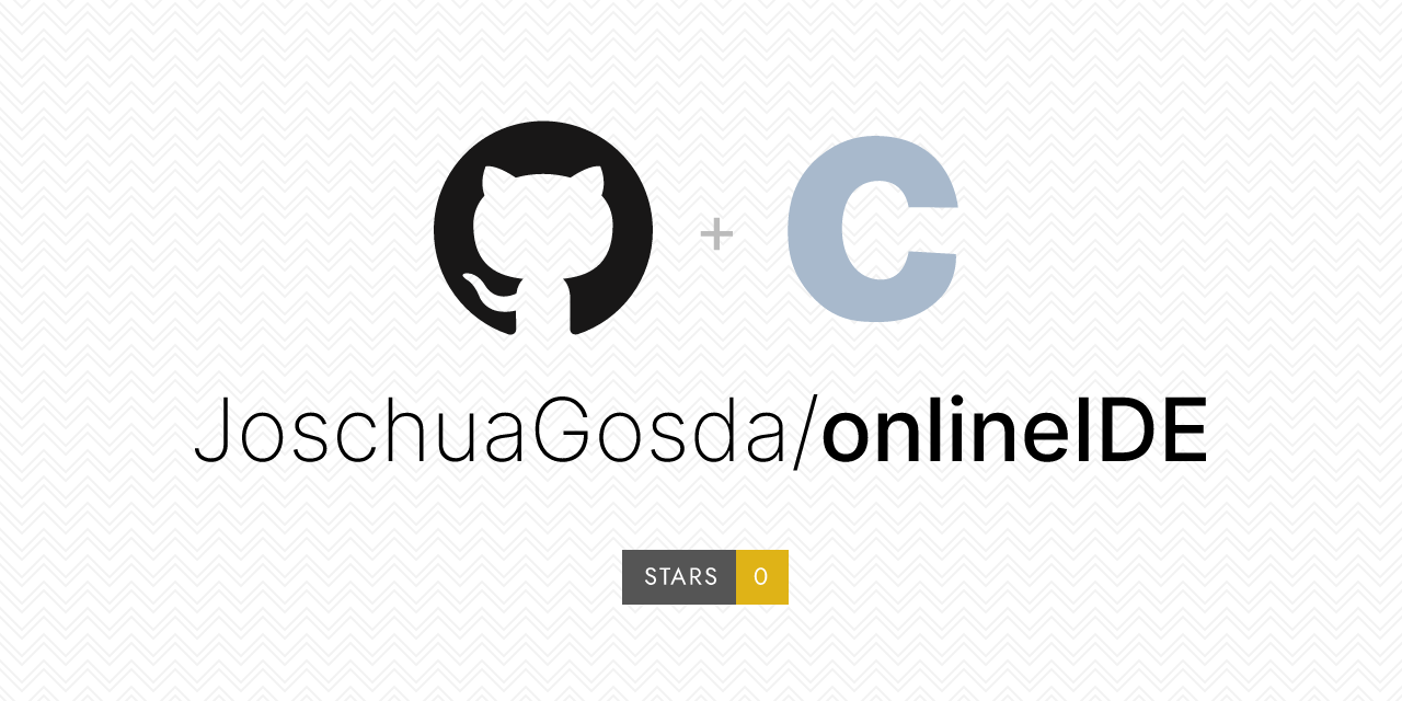 Github Joschuagosda Onlineide