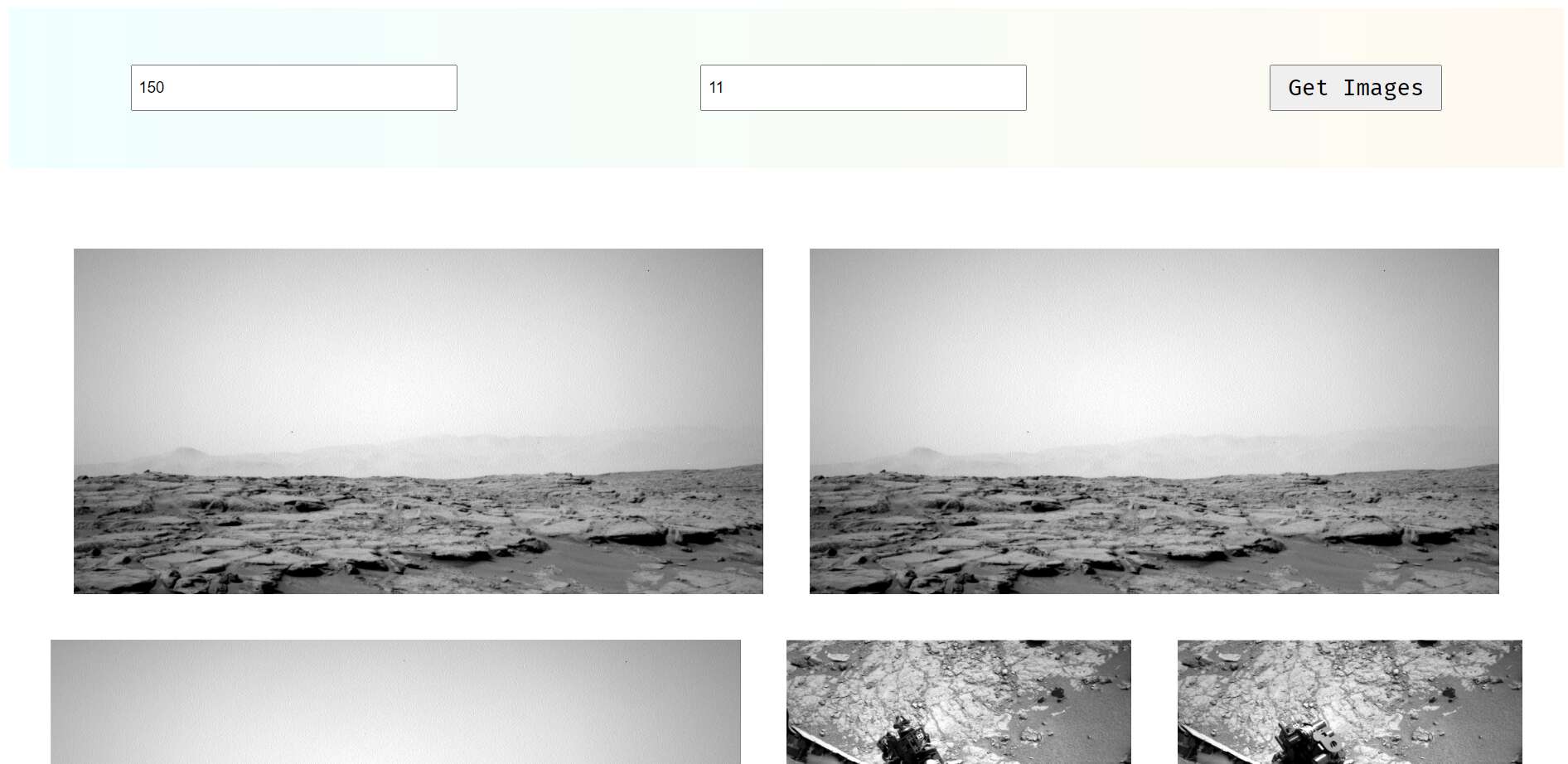 GitHub - Ayush-Kanduri/NASA-Mars-Sol-Photos: This project uses the NASA ...