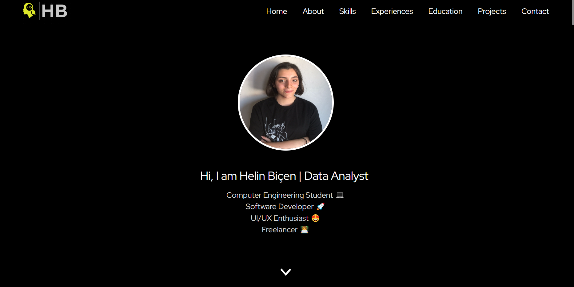 GitHub - helinbicen/personal-website: My own personal portfolio website project for improving my ...